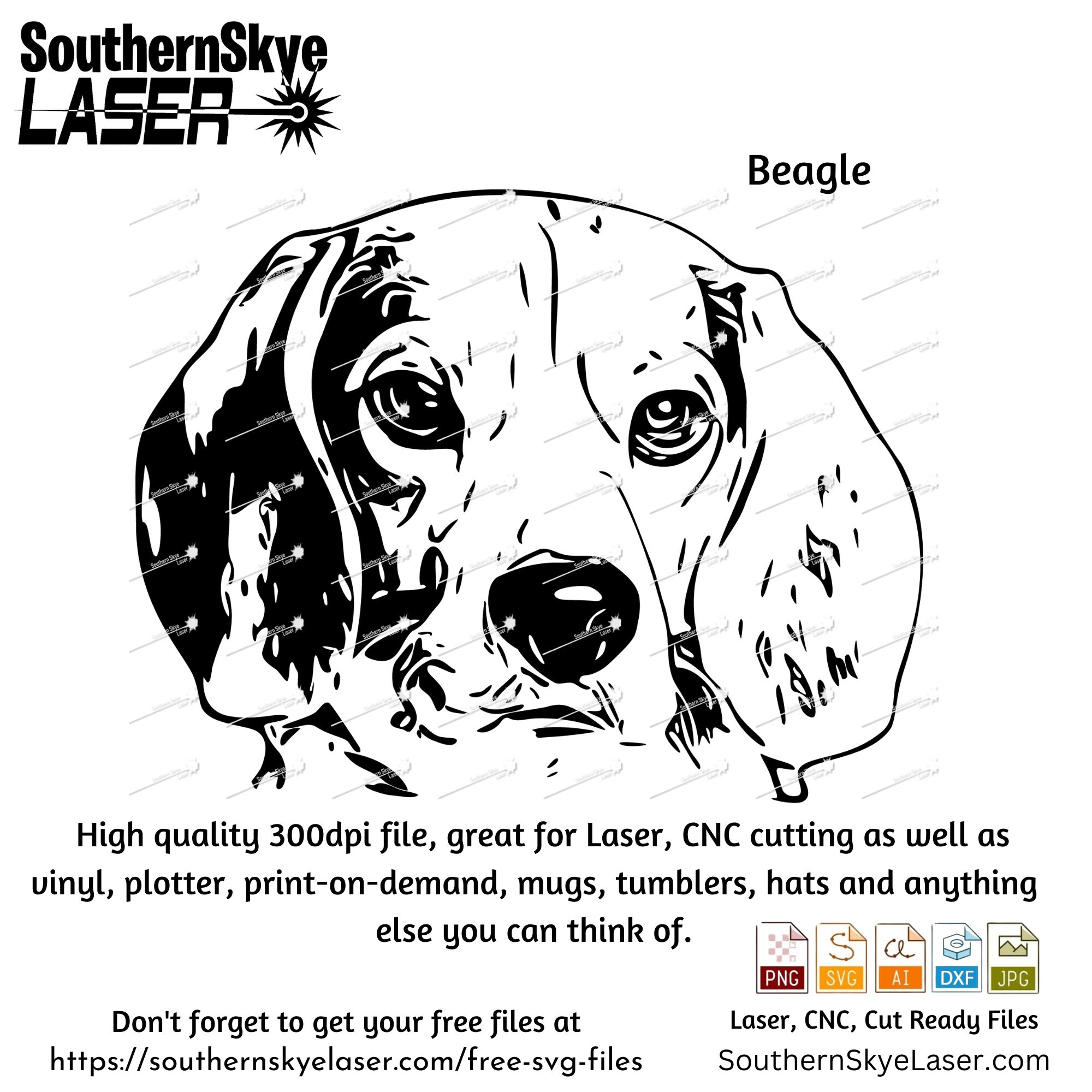 Beagle Svg Png Jpg Ai Dxf File - Etsy
