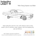 1964 Chevy Impala Svg Png Cut File - Etsy