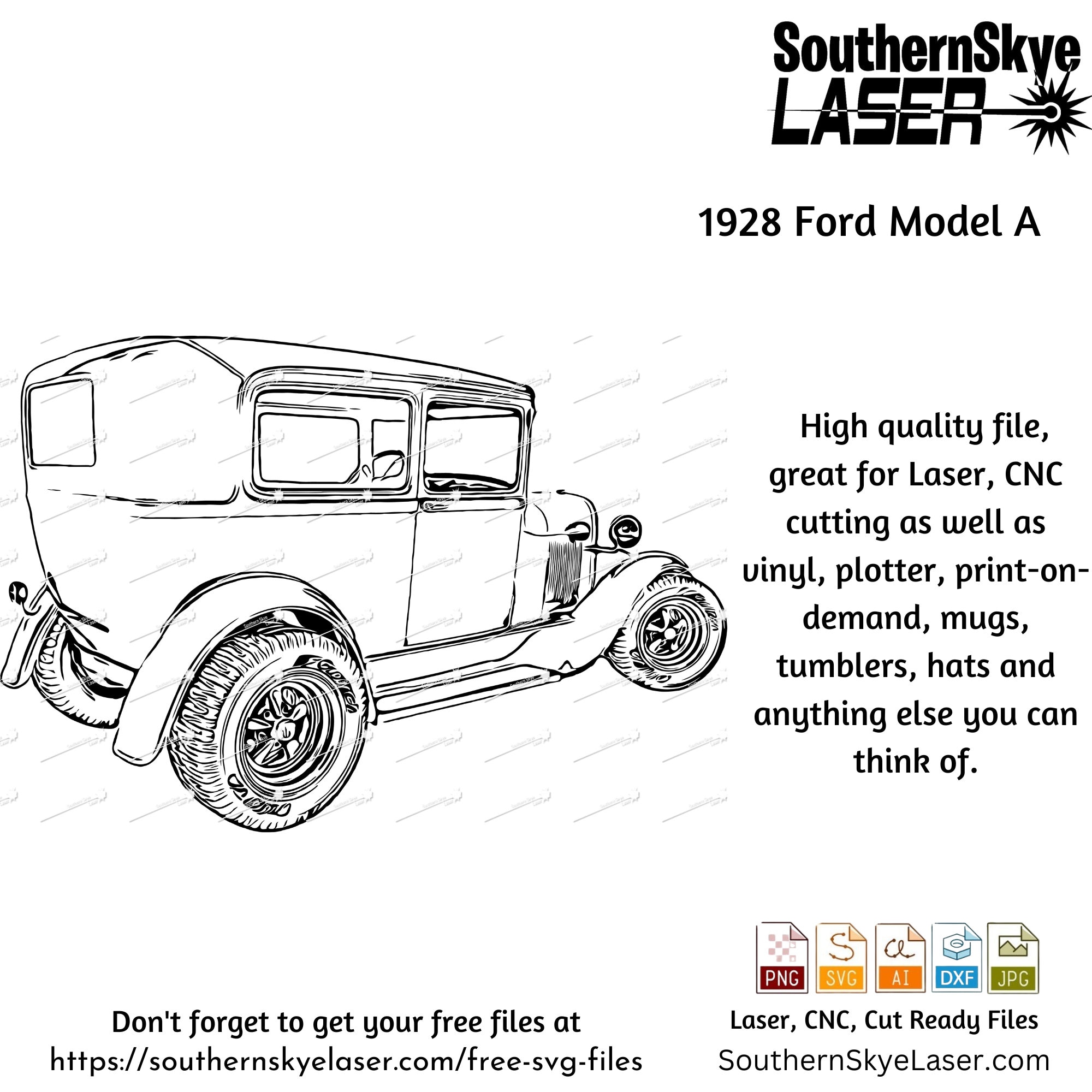 1928 Ford Model A Svg Png Cut File - Etsy