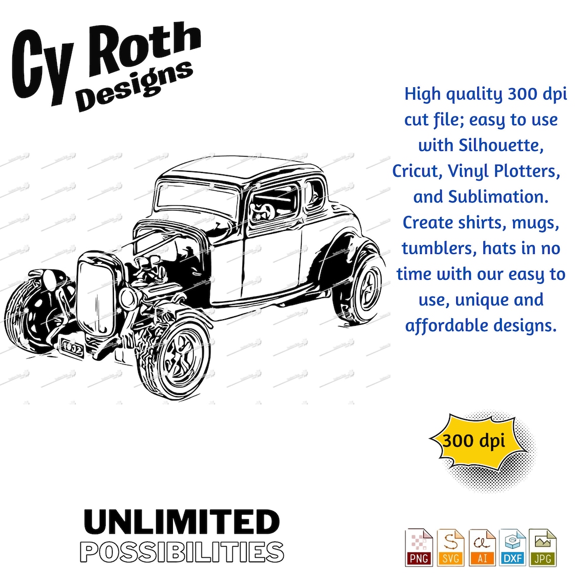 1932 Ford Model T Svg Png Jpg Ai Dxf File, Vintage Car Svg - Etsy