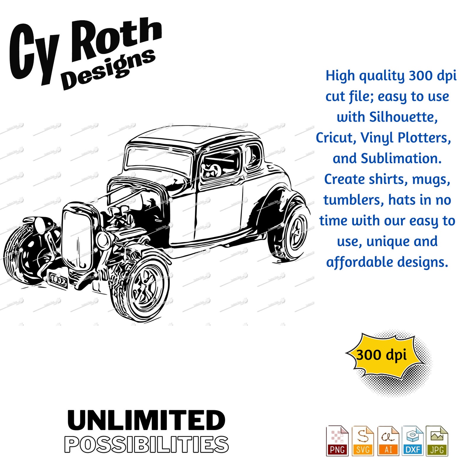 1932 Ford Model T Svg Png Jpg Ai Dxf File, Vintage Car Svg - Etsy