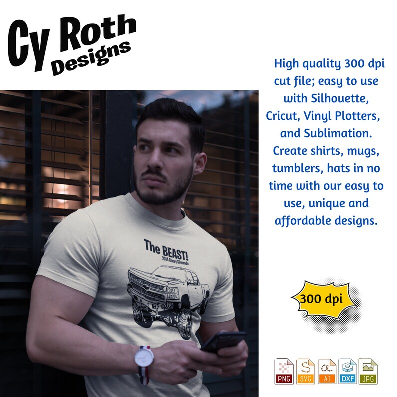 2014 Chevy Silverado Svg Png Jpg Ai Dxf File, Classic Car Svg, Classic ...