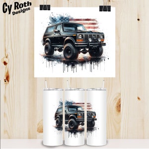 Ford Bronco Sublimation Design: Tumbler, Shirt, Wall Art (PNG JPG) - Etsy
