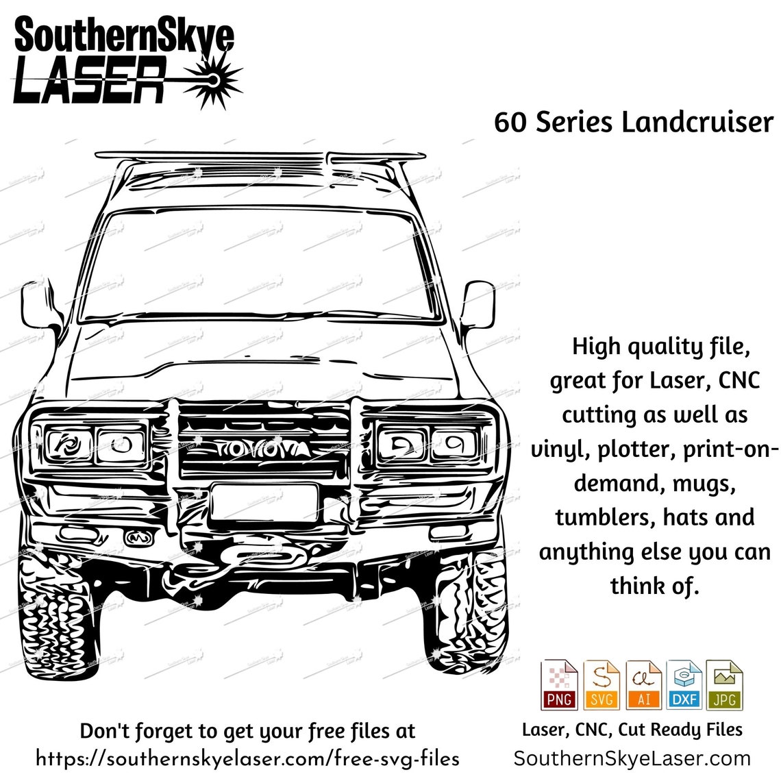 60-series Landcruiser Svg Png Cut File - Etsy Canada