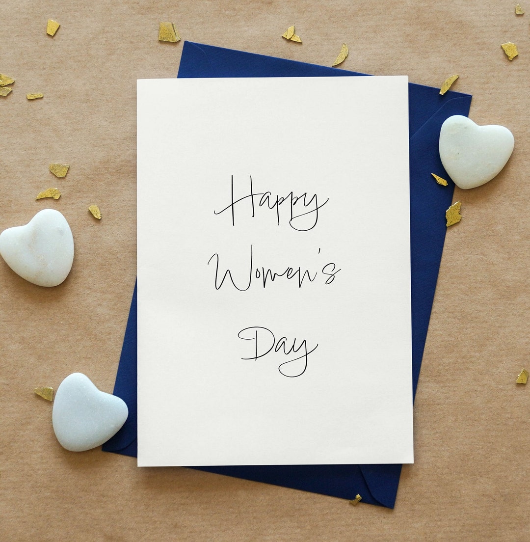 International Women's Day - Set of 2 Postcards, Happy Womens Day ...