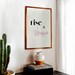 Rise & Shine, Affirmation Poster, Typography Wall Art Print, Positive ...