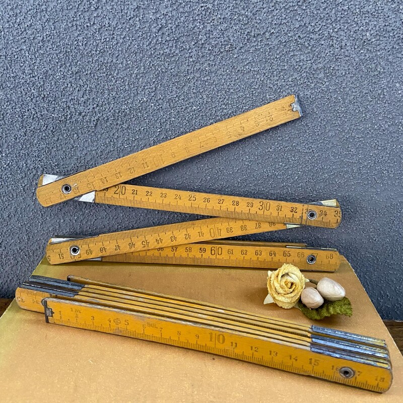 Vintage Wooden Ruler - Etsy