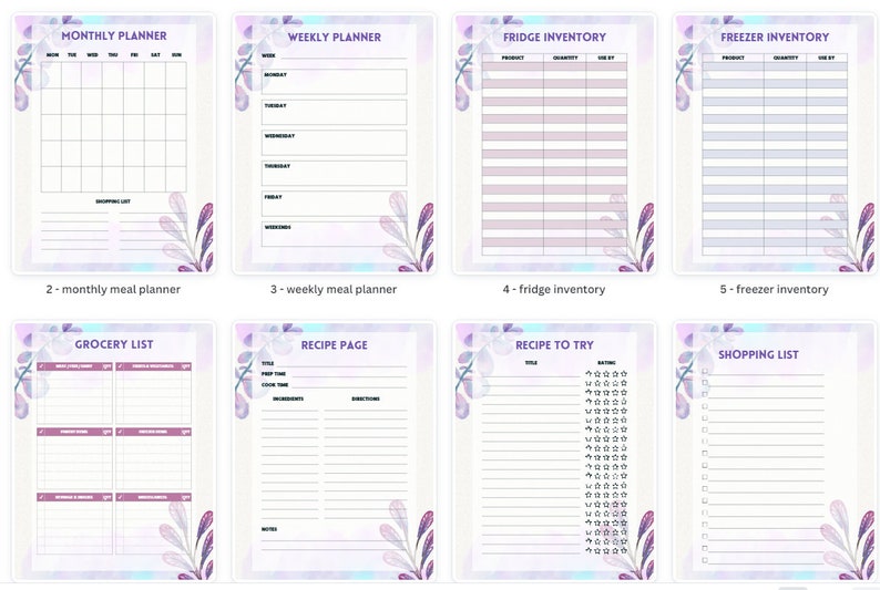 Mealtime Mastery: Elevate Your Cooking Game With Our Printable Meal ...