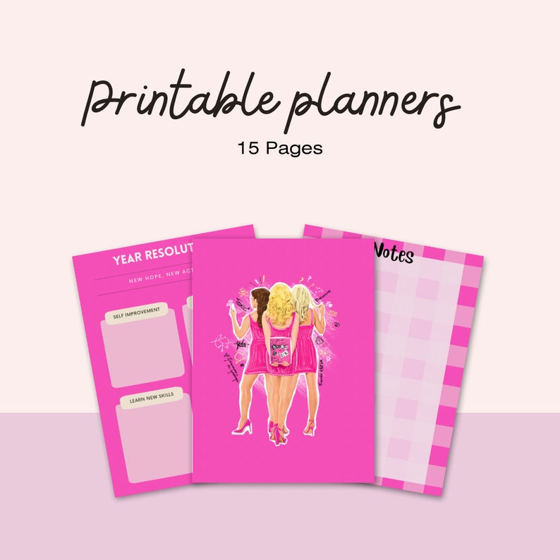 15 Mean Girls Theme Printable Planner Template - Etsy