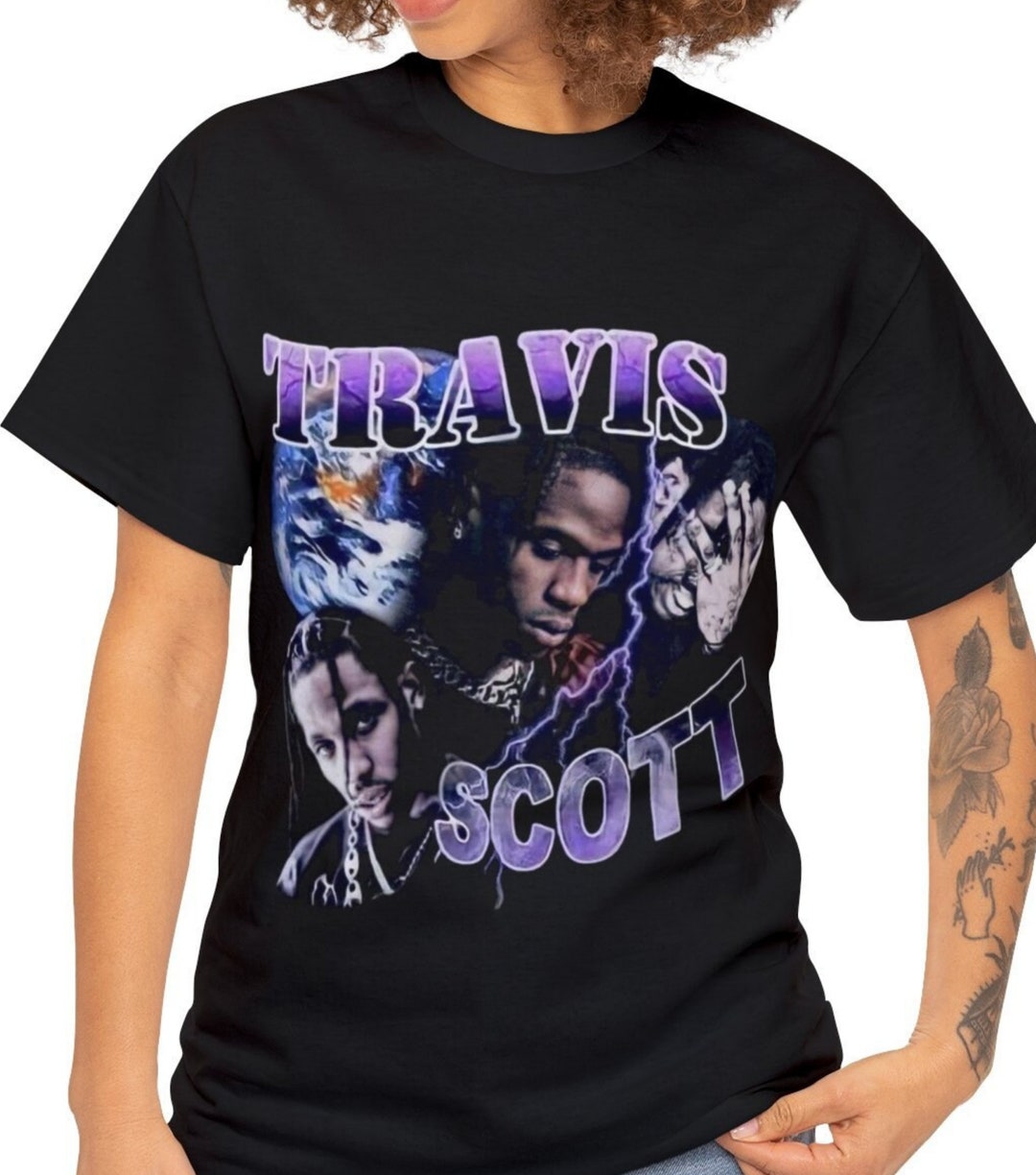 Travis Scott Shirt Hip Hop Merch Shirt Rap Merch Shirt Vintage 90s Tee ...