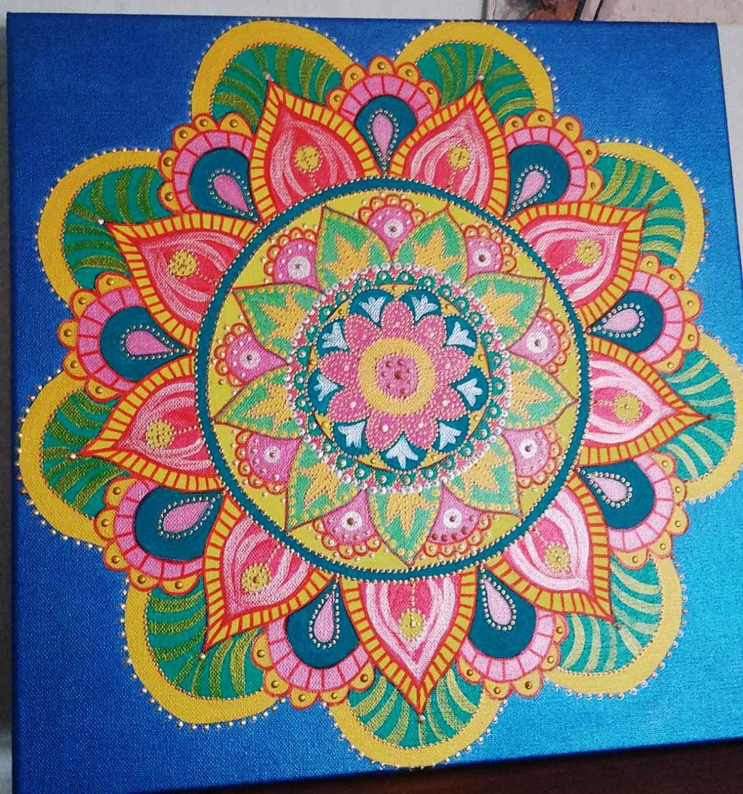 Wall Decor, Wedding Gift, Mandala, Wishful Thinking, Magical, Good Luck ...