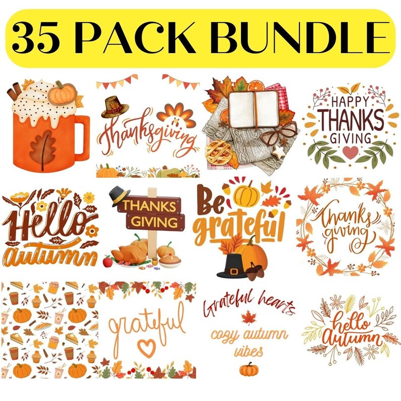 Thanksgiving SVG Bundle, Autumn SVG Bundle, Fall Svg, Autumn Svg, Fall ...