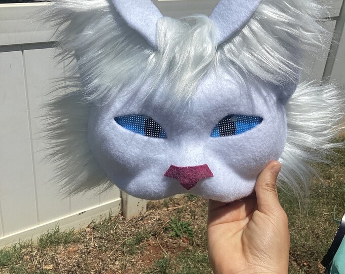 White Cat Mask! - Etsy