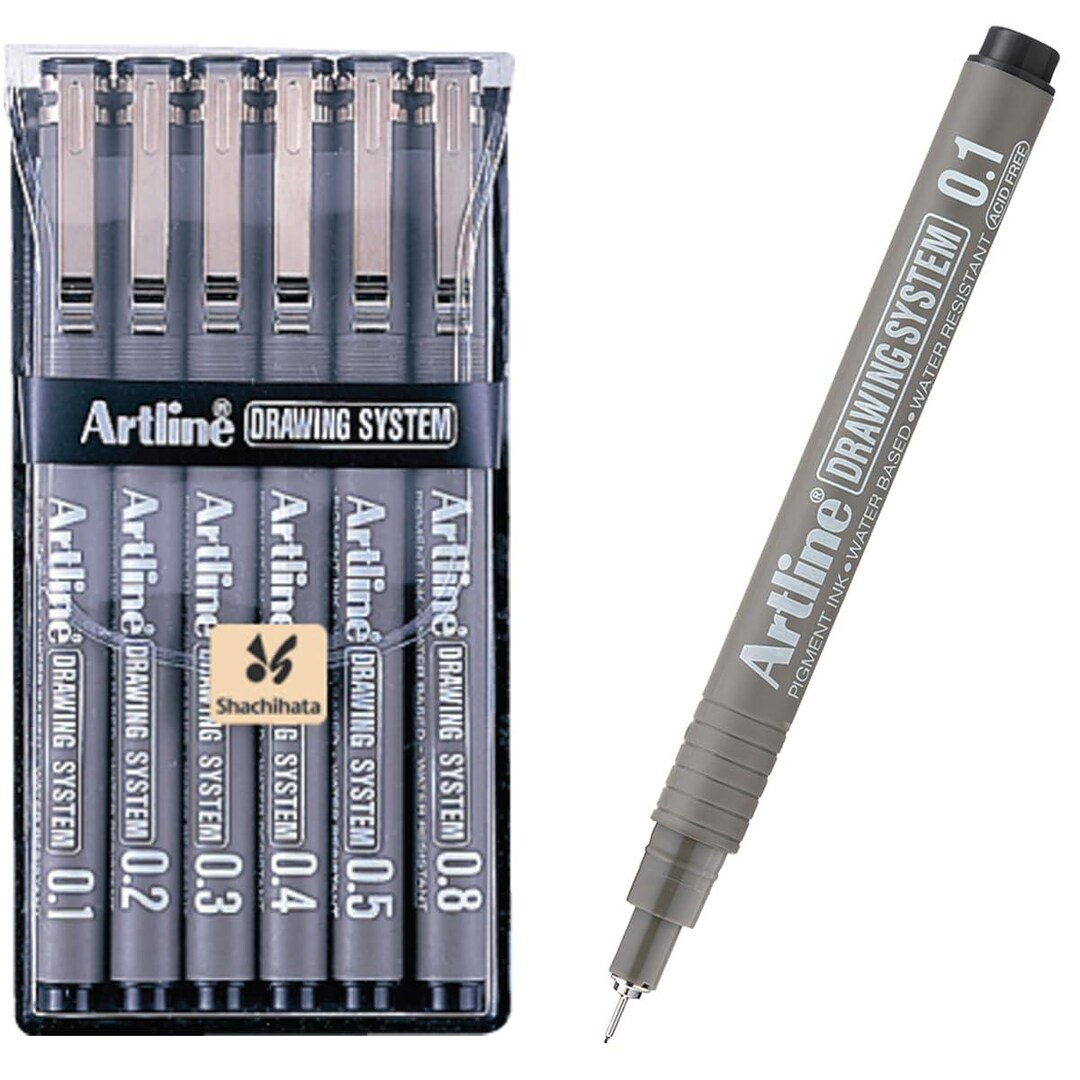 Artline Drawing Fine Liner Pen | Acid Free Pen | Water Based Ink ...