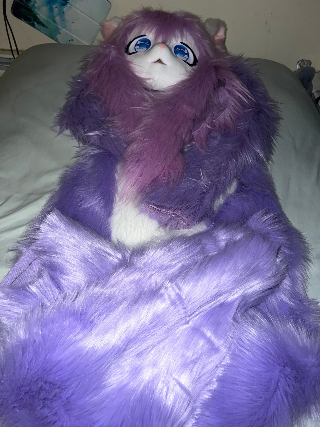 Full Furry Fullsuit Cute 3d Printed Fursuit Head and Bodysuit READ DESC ...