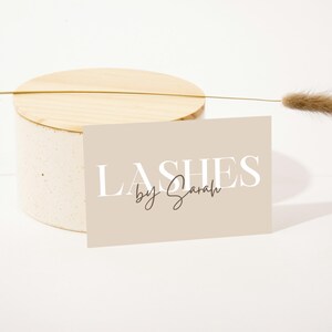 Lash Business Card, Lash Tech Business Cards, Diy Lash Artist Business ...