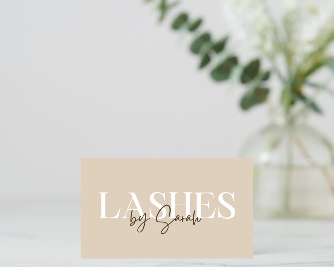 Lash Business Card, Lash Tech Business Cards, Diy Lash Artist Business ...