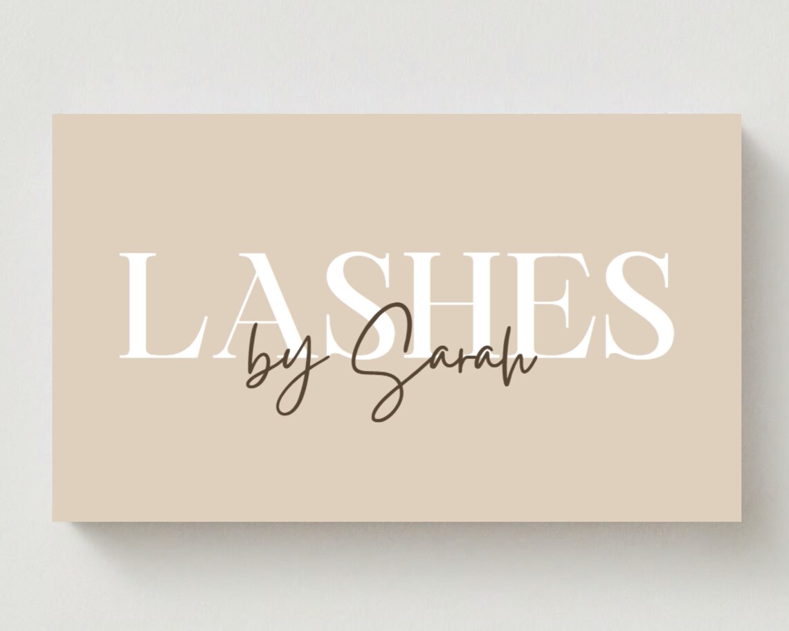 Lash Business Card, Lash Tech Business Cards, Diy Lash Artist Business ...