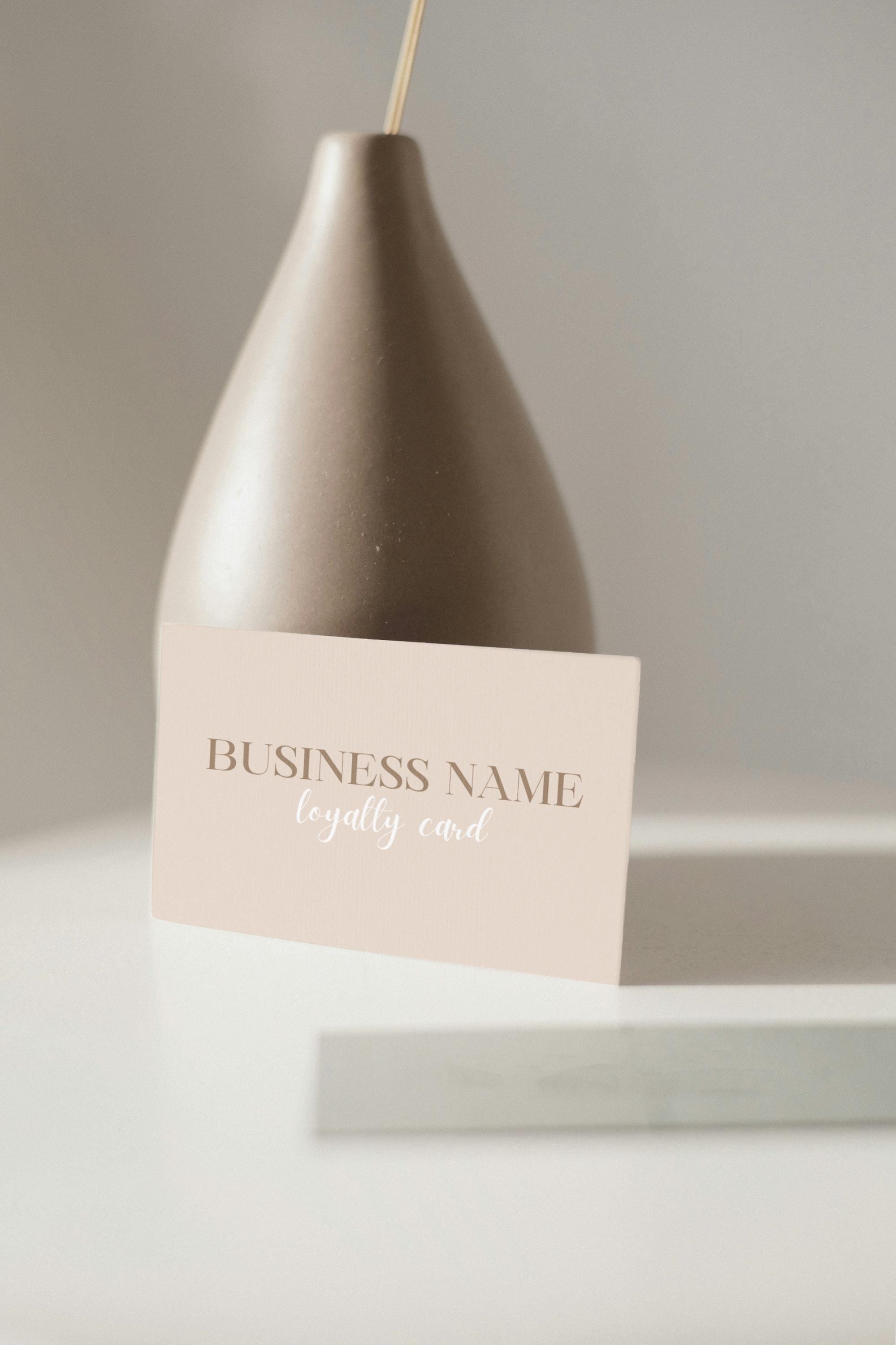 Editable Loyalty Card Template, Printable Rewards Card Design, Salon ...