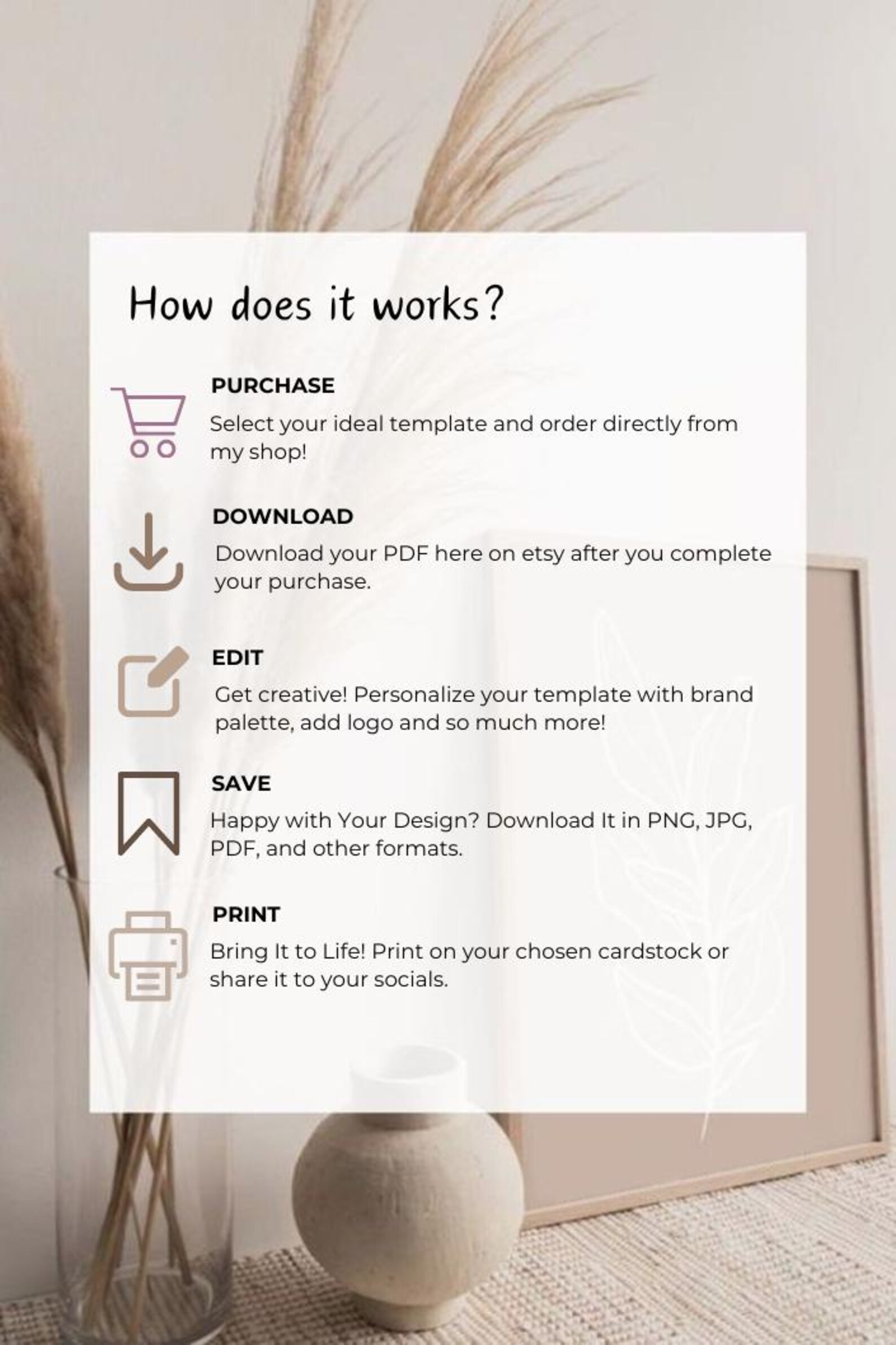 Editable Loyalty Card Template, Printable Rewards Card Design, Salon ...