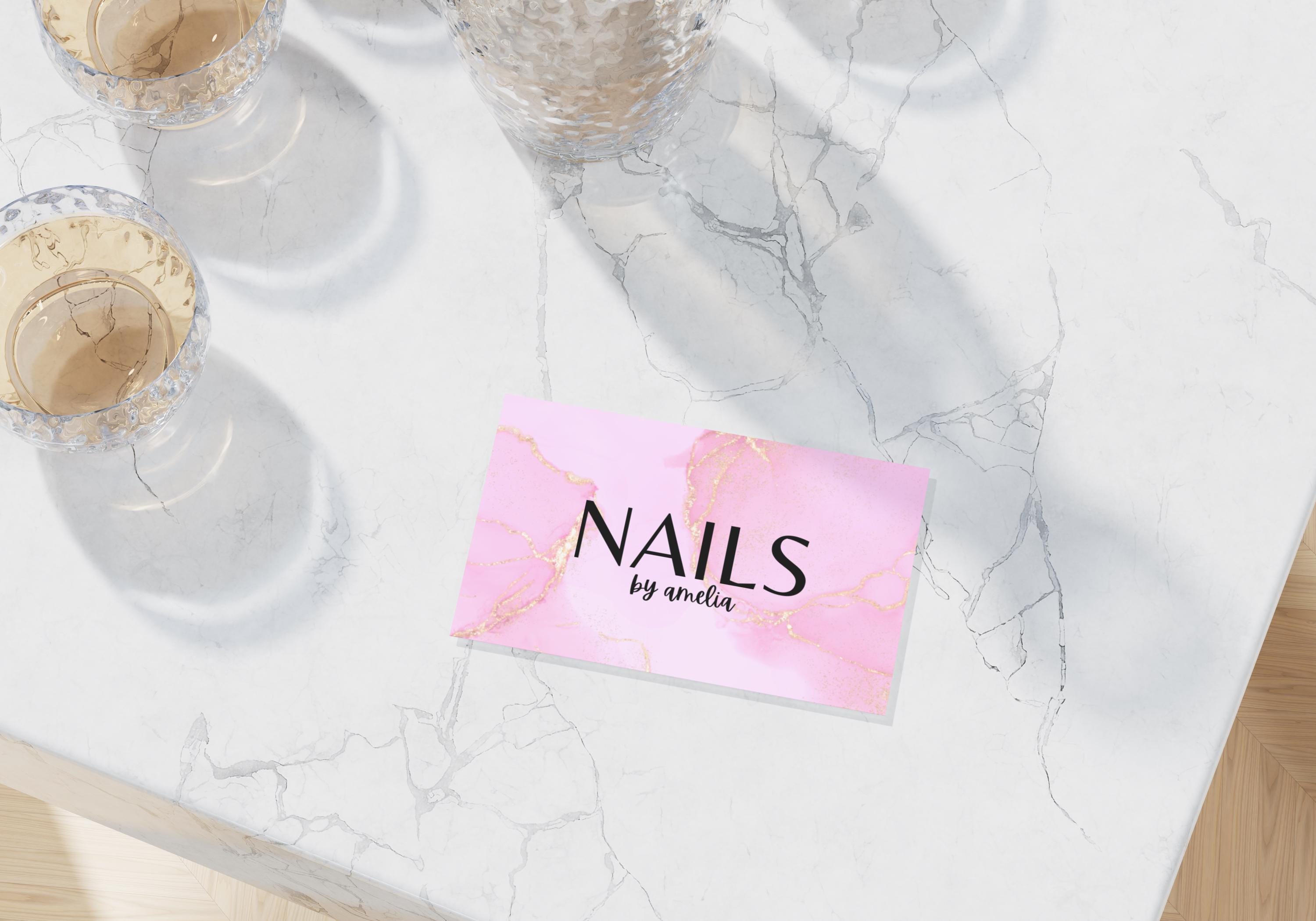 Nail Business Card, Nail Tech Business Card, Designed Beauty Card for ...