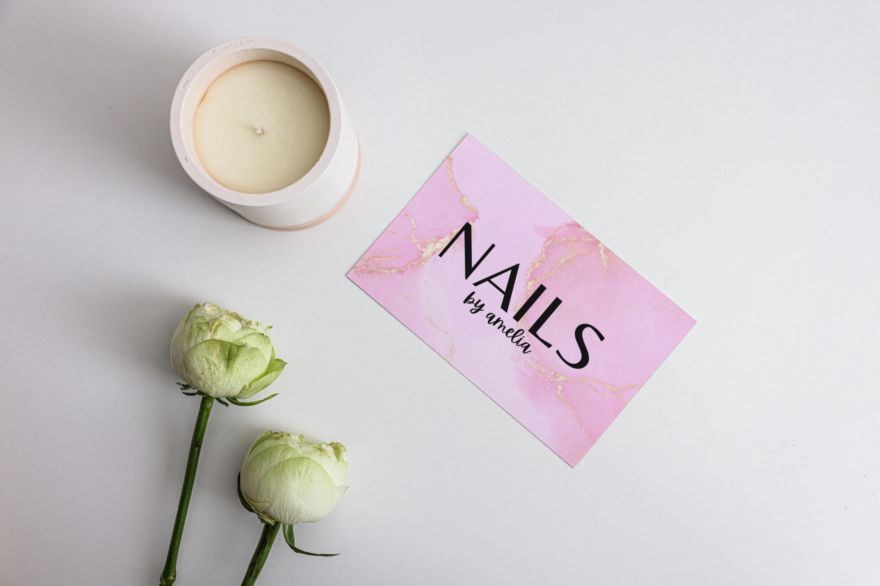 Nail Business Card, Nail Tech Business Card, Designed Beauty Card for ...