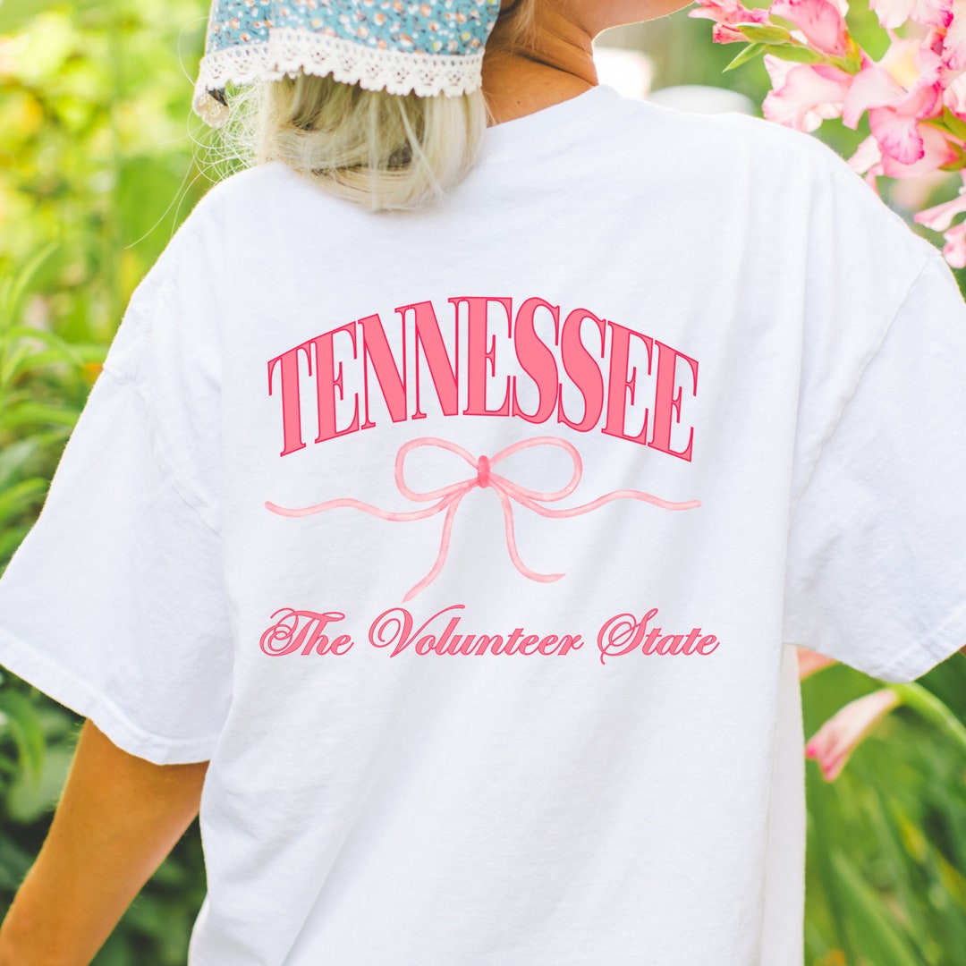 Preppy Tennessee Tee Pink Tennessee Tshirt Southern Charm Tennessee ...