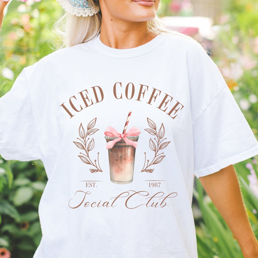 Coffee Social Club Tee Iced Coffee T-shirt Coffee Lover Shirt Need ...