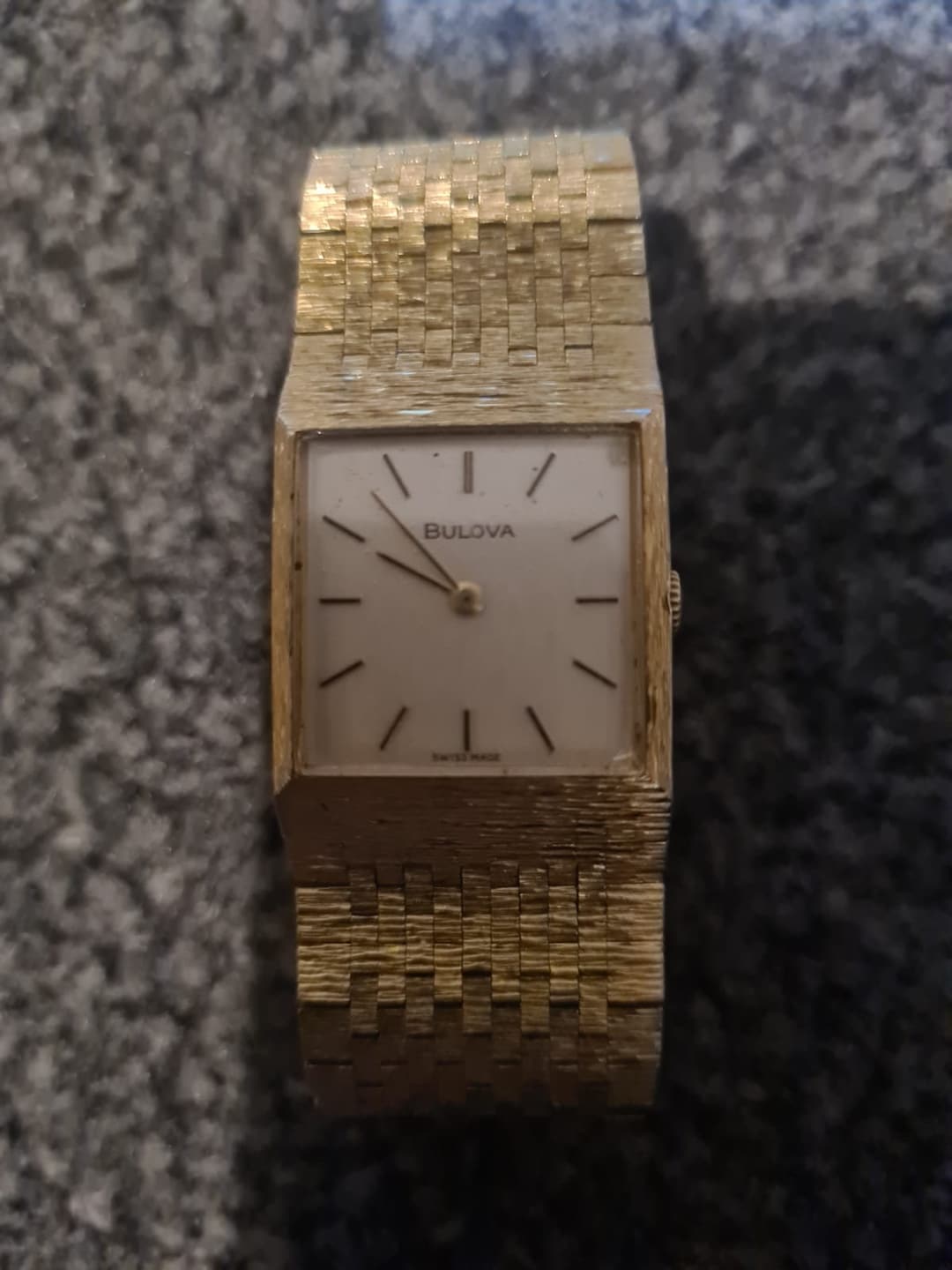 Bulova Gold Bark Luxury 1980's Mens Mechanical Swiss Gold Watch - Etsy