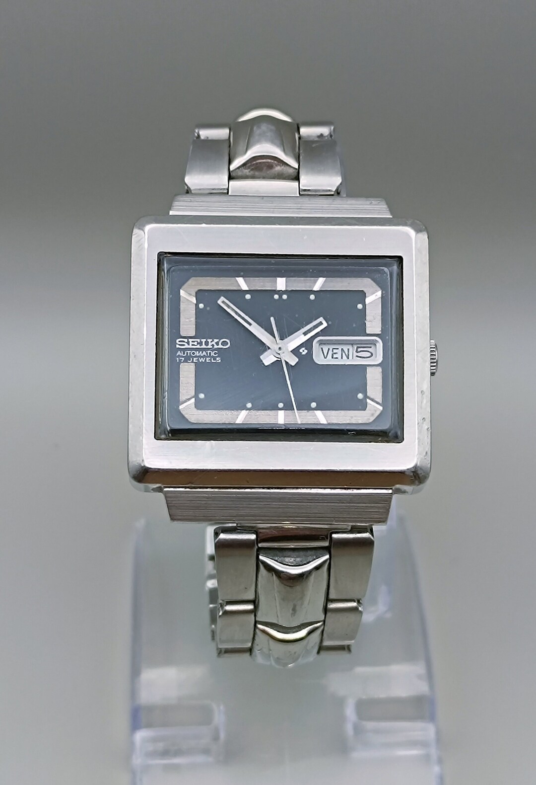 Seiko Square TV Dial 6309-5030 Feb 1977 Kanji Auto Black Dial Men's ...