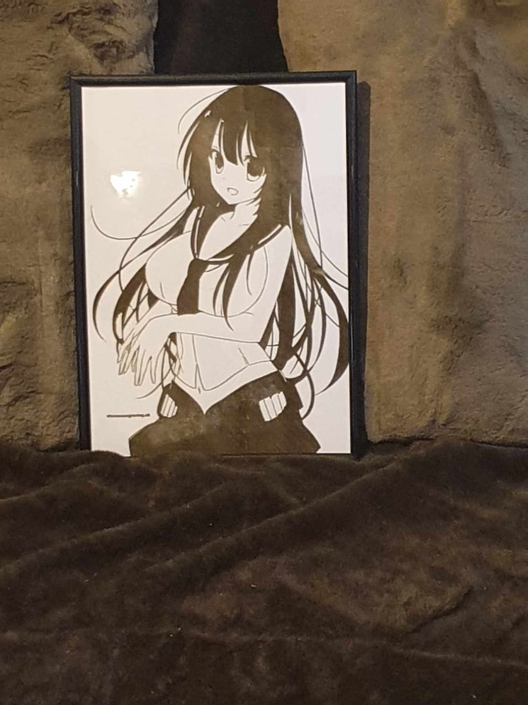 Glass Etching A4 Anime Girl - Etsy