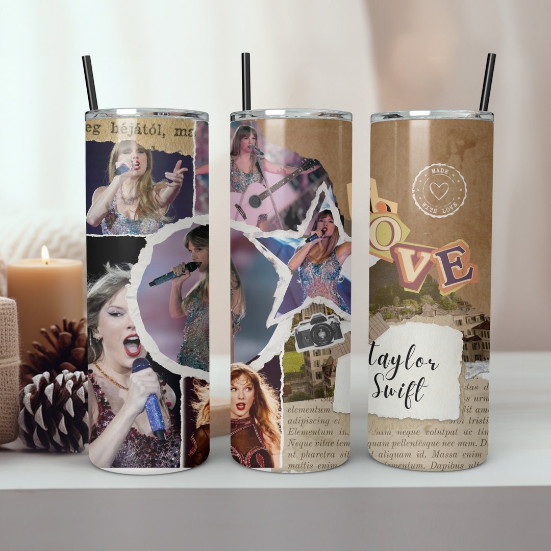 Taylor Swift Tumbler Design Sublimation, Taylor Swift 20oz-30oz Skinny ...