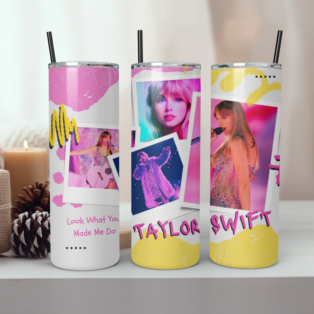 Taylor Swift Tumbler Design Sublimation, Taylor Swift 20oz-30oz Skinny ...