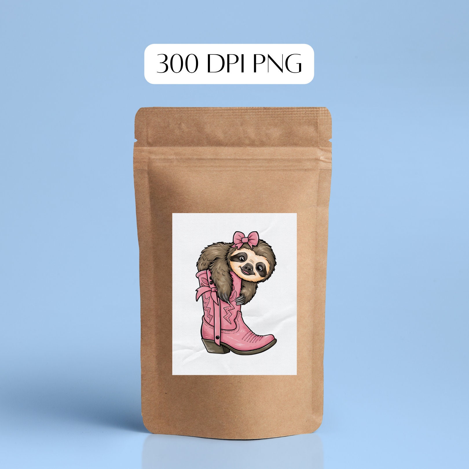 Sloth PNG, Coquette PNG, Sloth SVG, Pink Cowboy Boots, Best Sublimation ...