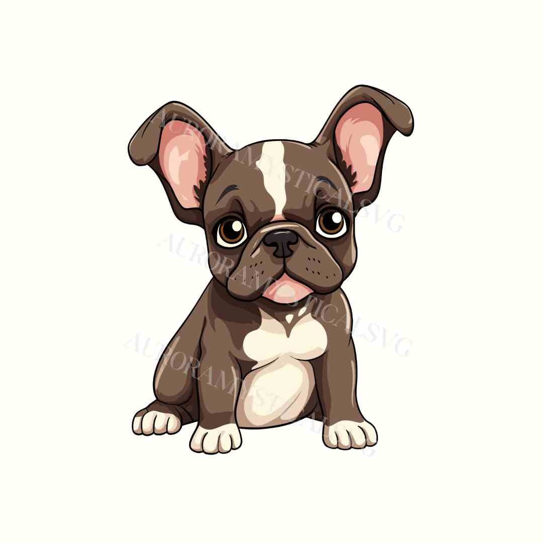 Dog Breed SVG, Cute Boston Terrier, Frenchie Svg, Funny Dog Clipart ...
