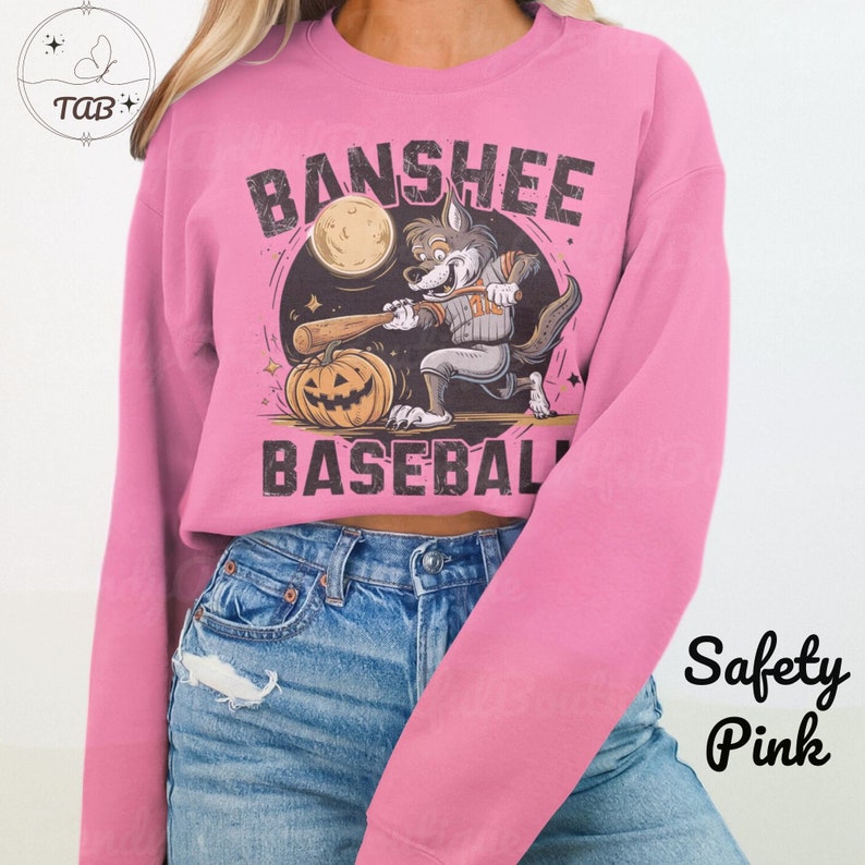 Werewolf Halloween Sweatshirt, Retro Vintage Baseball Sweater, Spooky ...