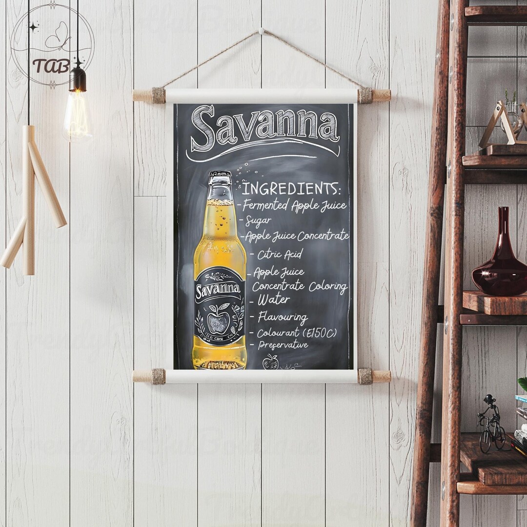 Savanna Cider Matte Poster, South Africa Gifts, South African Souvenir ...