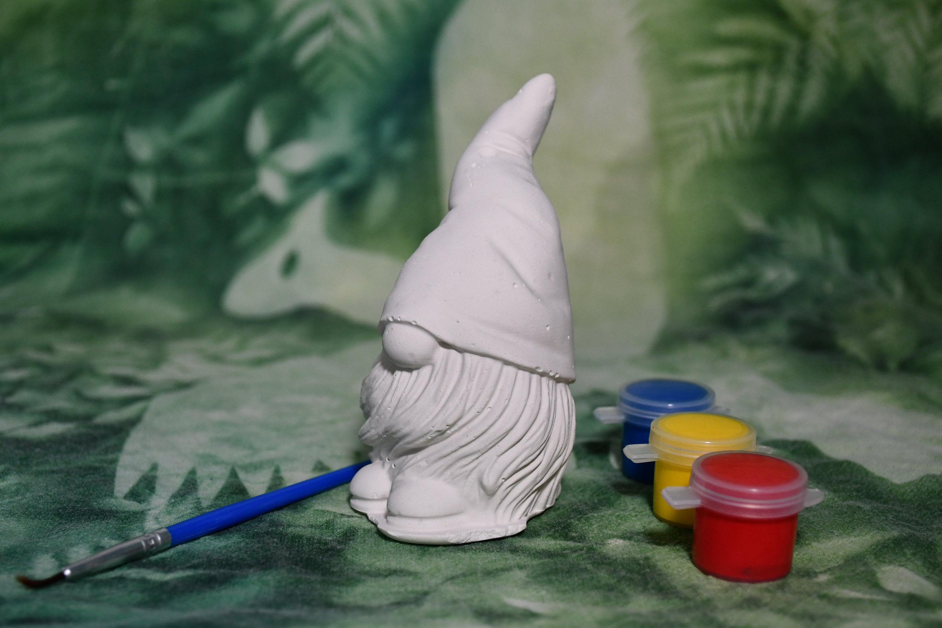 Paint Yourself Gnome Plaster Cast Kit with Three Paint Colors - Etsy
