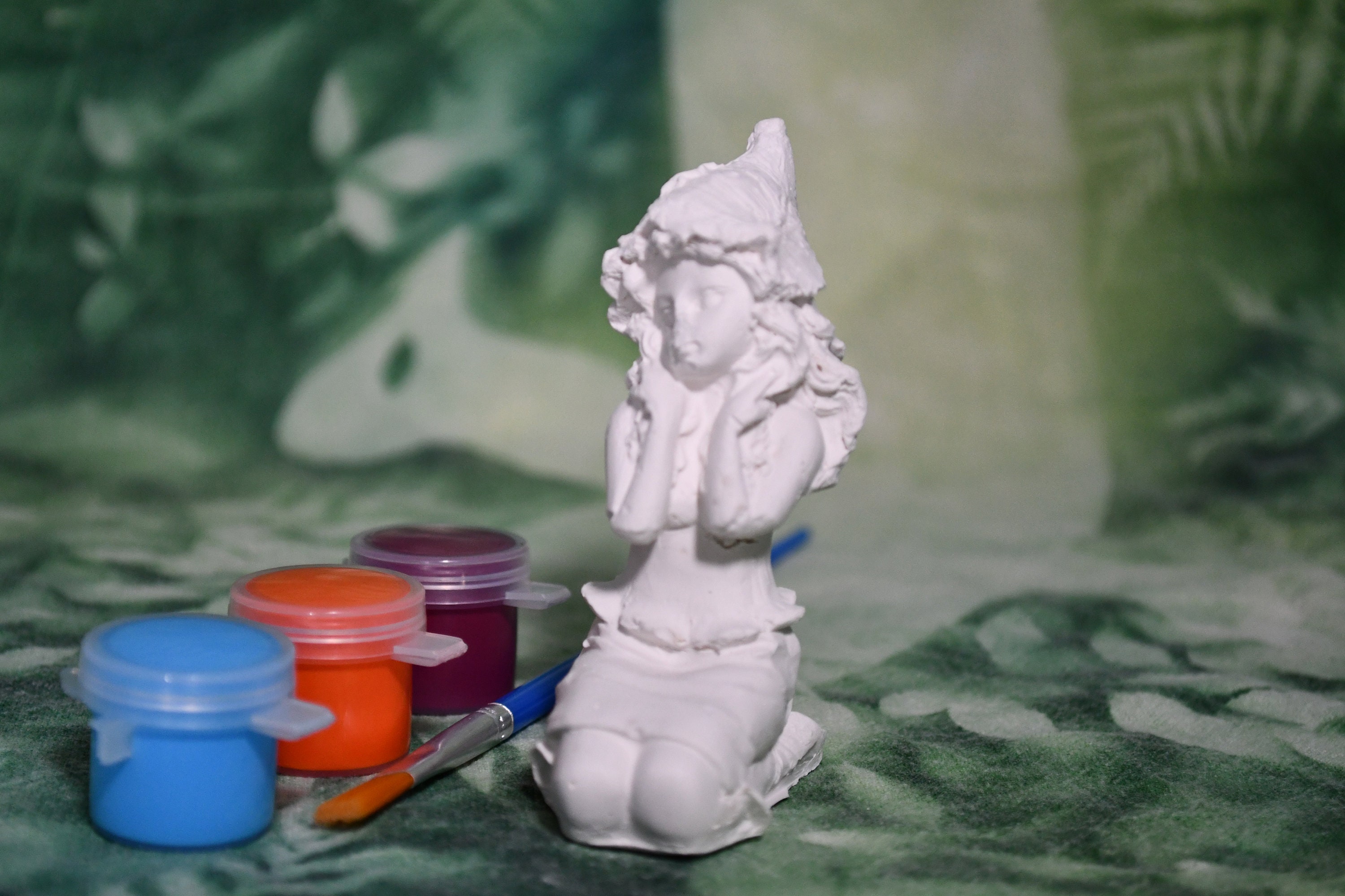Paint Your Own Fairy Plaster Kit (with Three Paint Colors) - Etsy