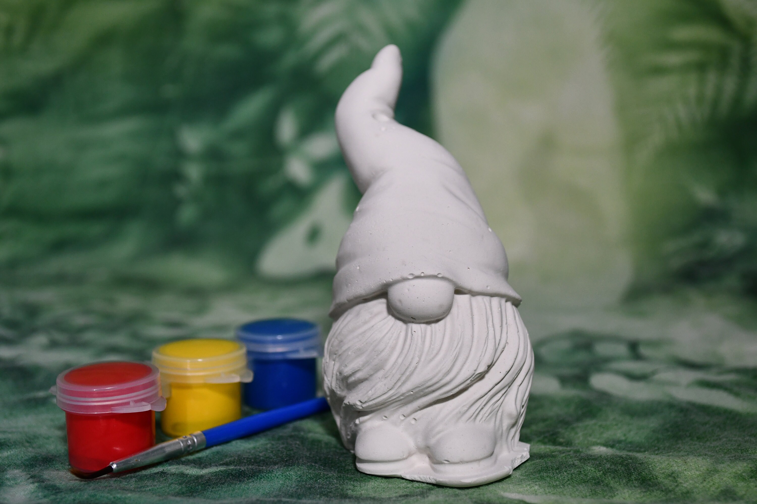 Paint Yourself Gnome Plaster Cast Kit with Three Paint Colors - Etsy