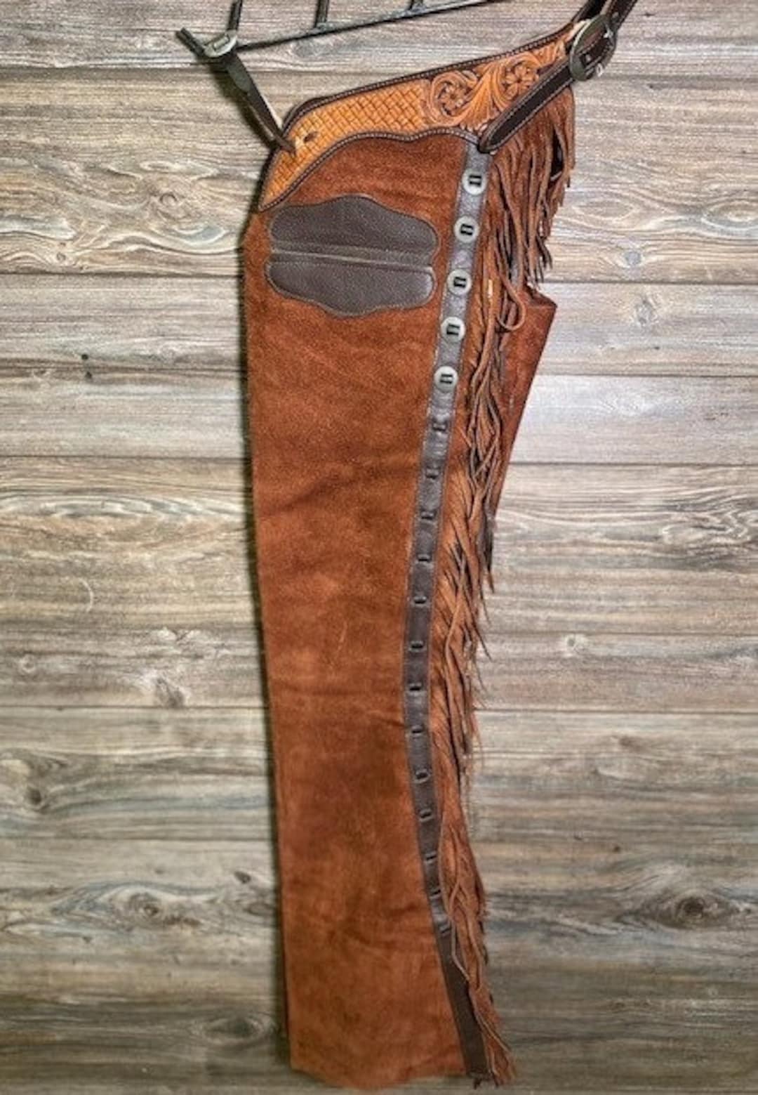 Western Chap Country Side Chinks Chap Style Handmade Cowboy - Etsy