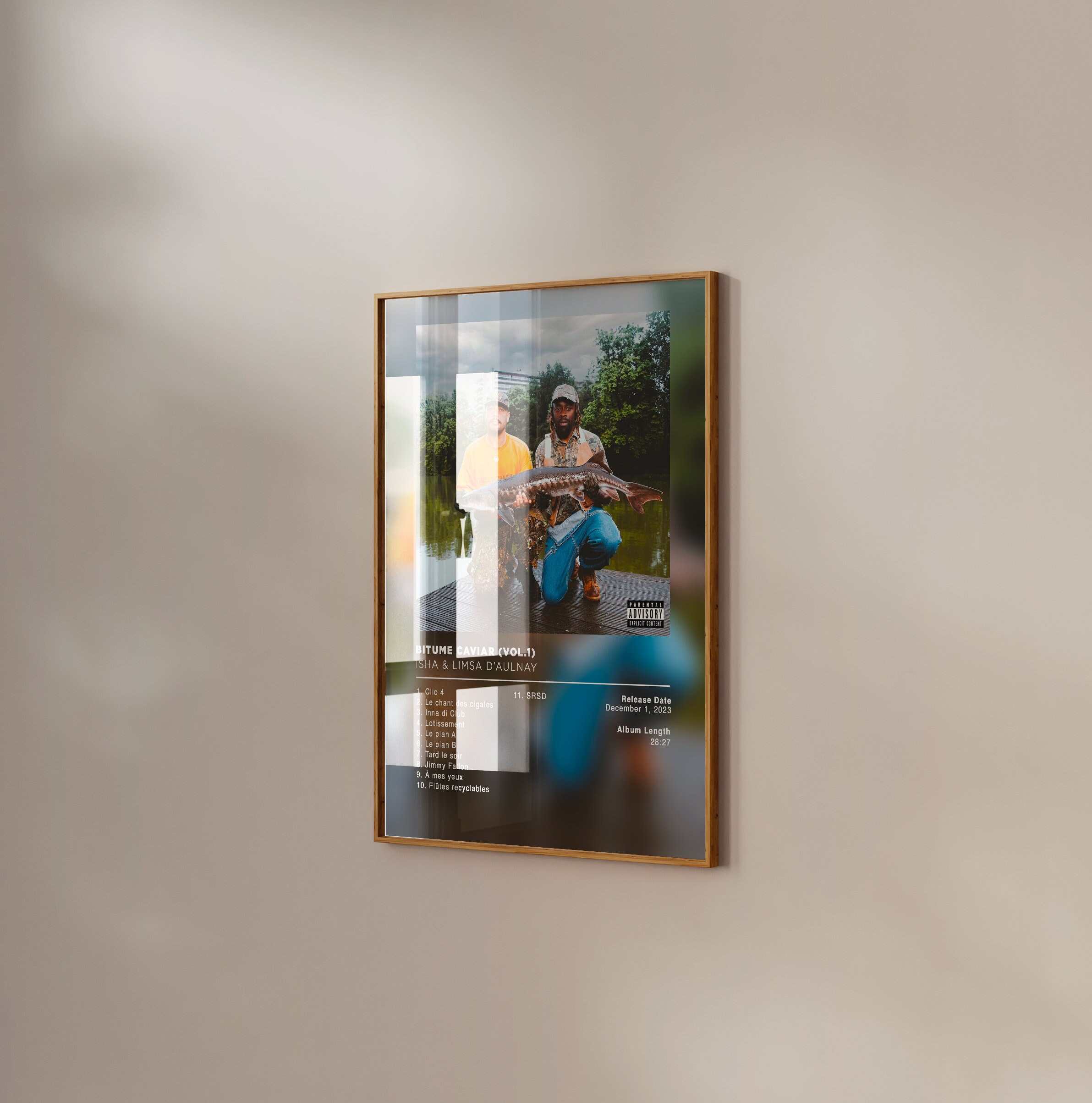 Album Poster Bitume Caviar Vol.1 de Isha & Limsa d'Aulnay, rap posters ...