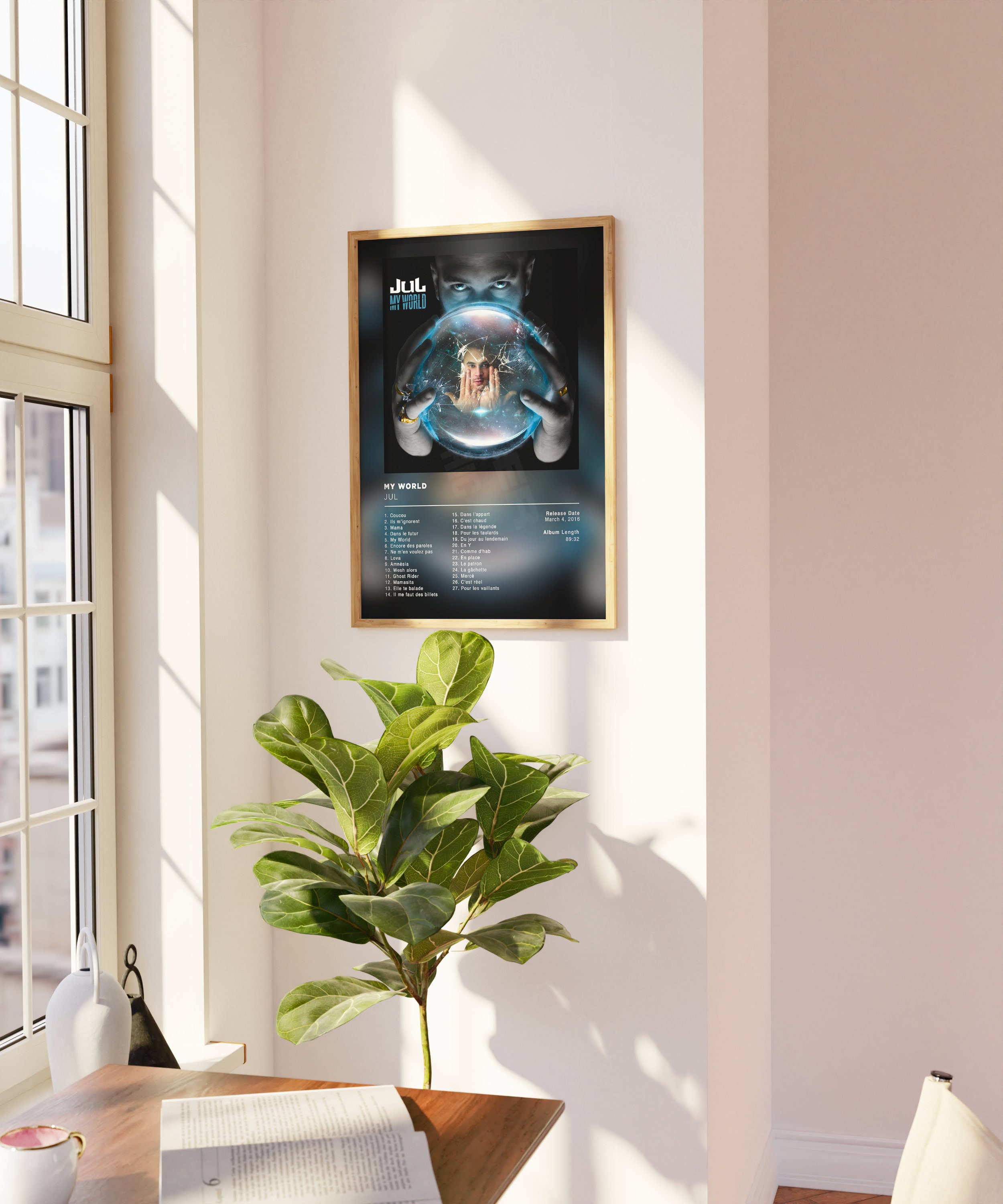 Album Poster My World de Jul, rap posters, album cover, album wall art ...