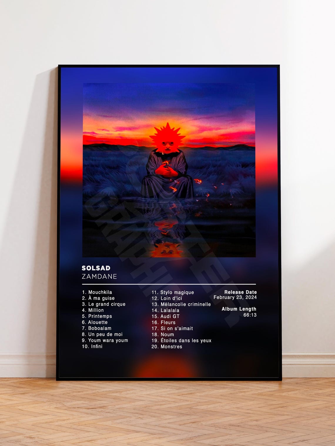 Album Poster Solsad De Zamdane, Rap Posters, Album Cover, Album Wall ...