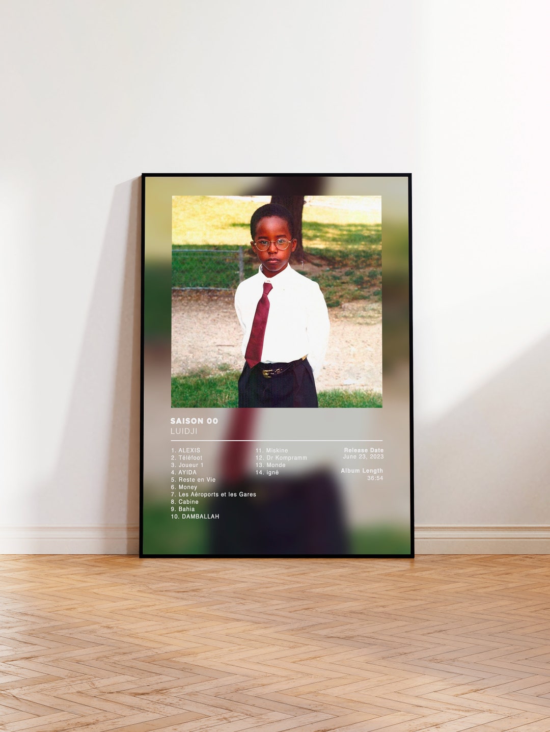 Album Poster Saison 00 de Luidji, rap posters, album cover, album wall ...