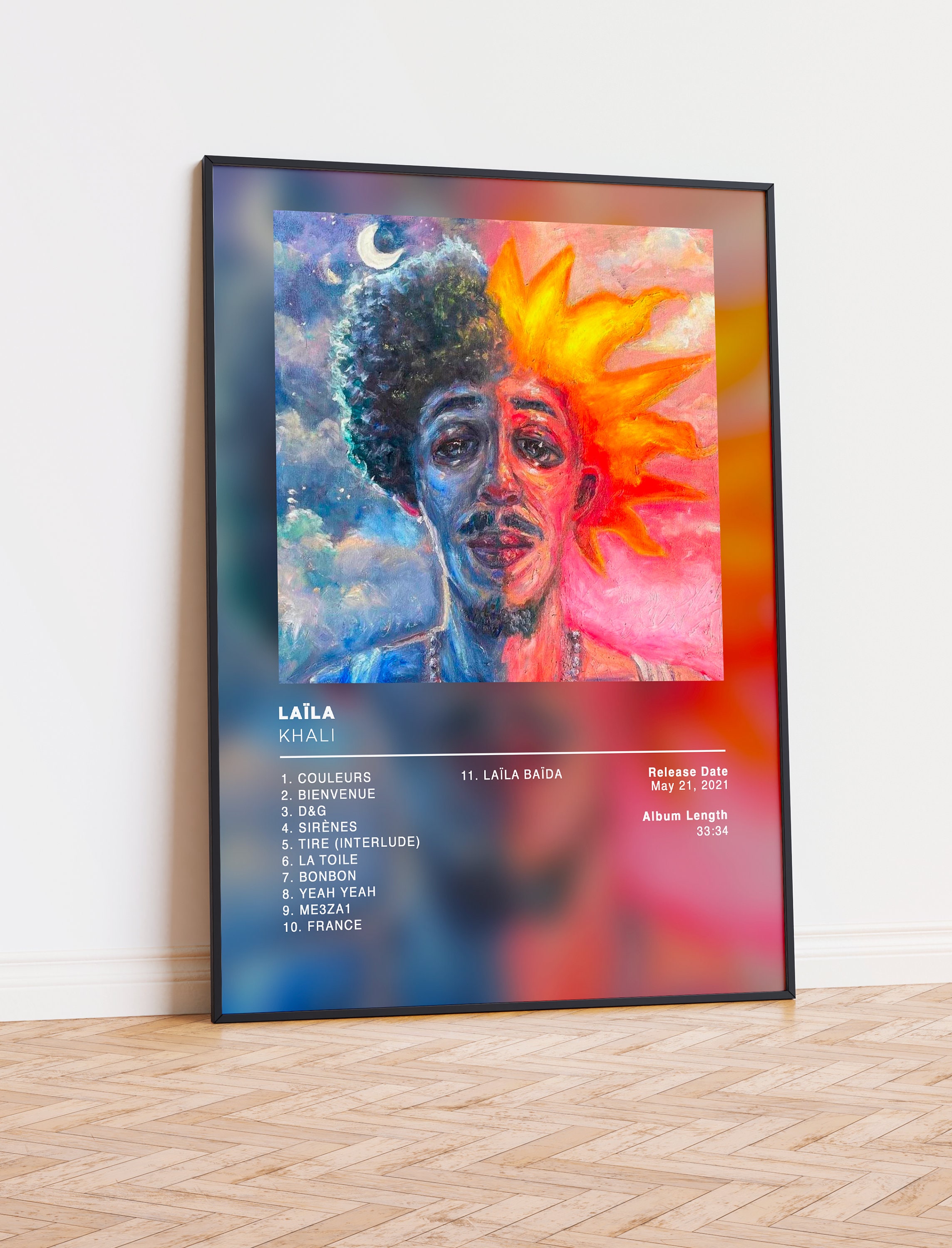 Album Poster Laila by Khali Rap Posters Album Cover Album - Etsy