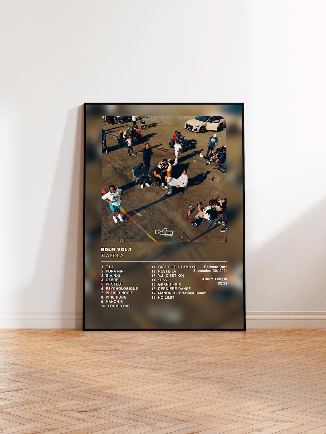 Album Poster BDLM Vol.1 by Tiakola, Rap Posters, Album Cover, Album ...