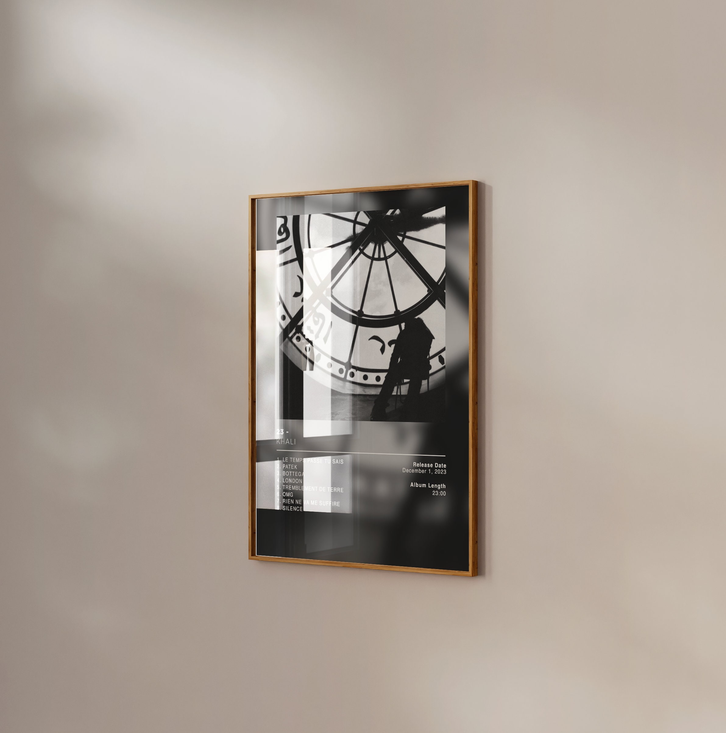 Album Poster 23 de Khali rap posters album cover album wall - Etsy France