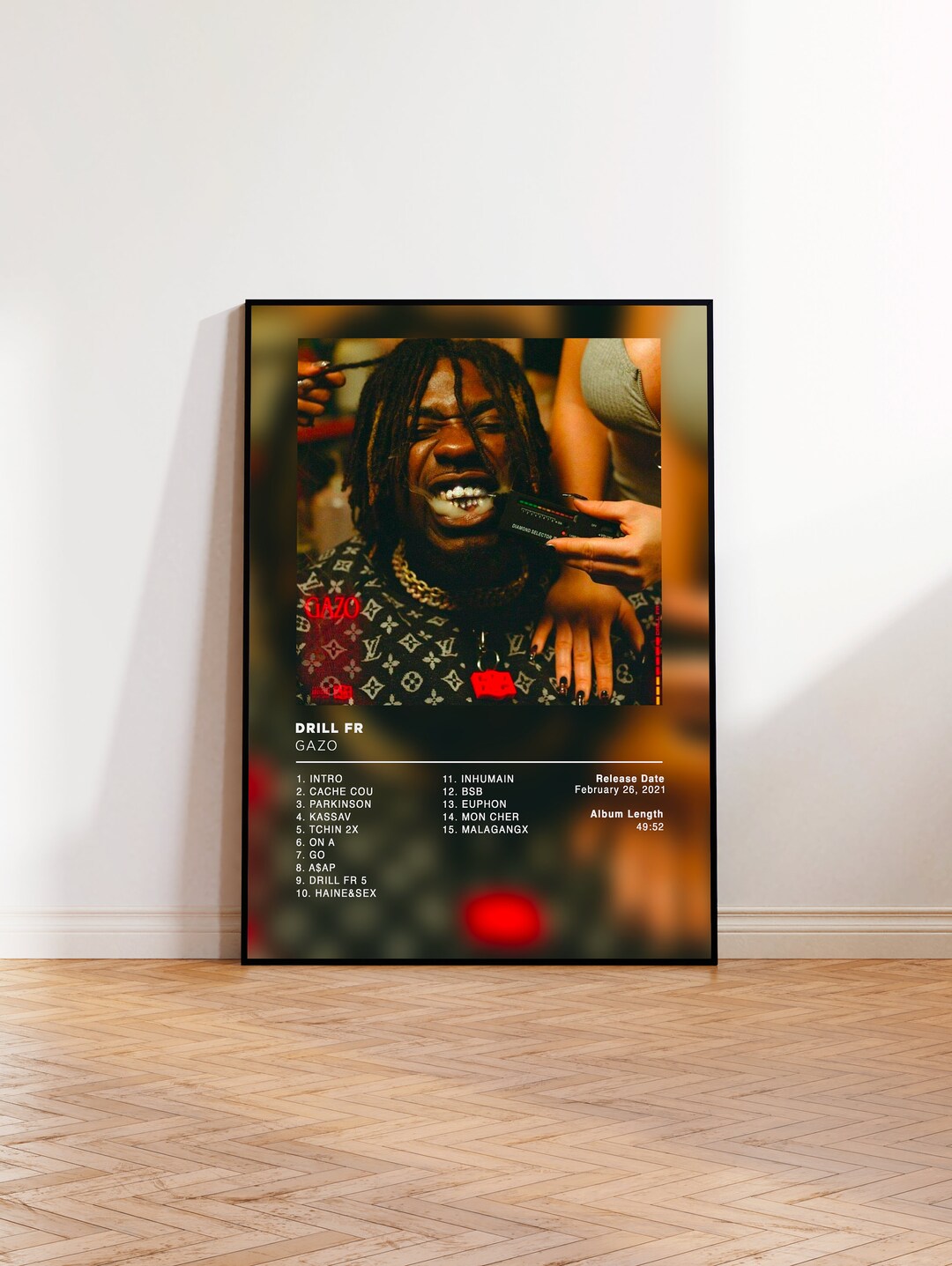 Album Poster DRILL FR de Gazo, rap posters, album cover, album wall art ...