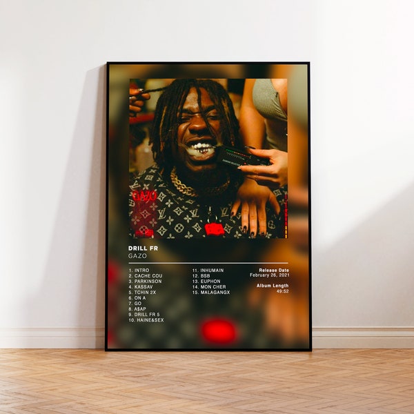 Drill Rapper Poster - Etsy